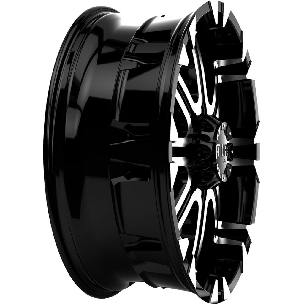 Tuff T13 9x20 6-135 Et:25 Mach/blk Nav:106 • Eiker Motorshop