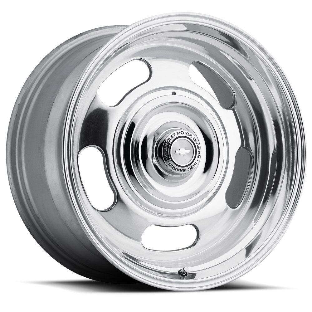 REV 107 Rallye 9x17 5-120/127 Et:0 Sølv/Polert kant • Eiker Motorshop