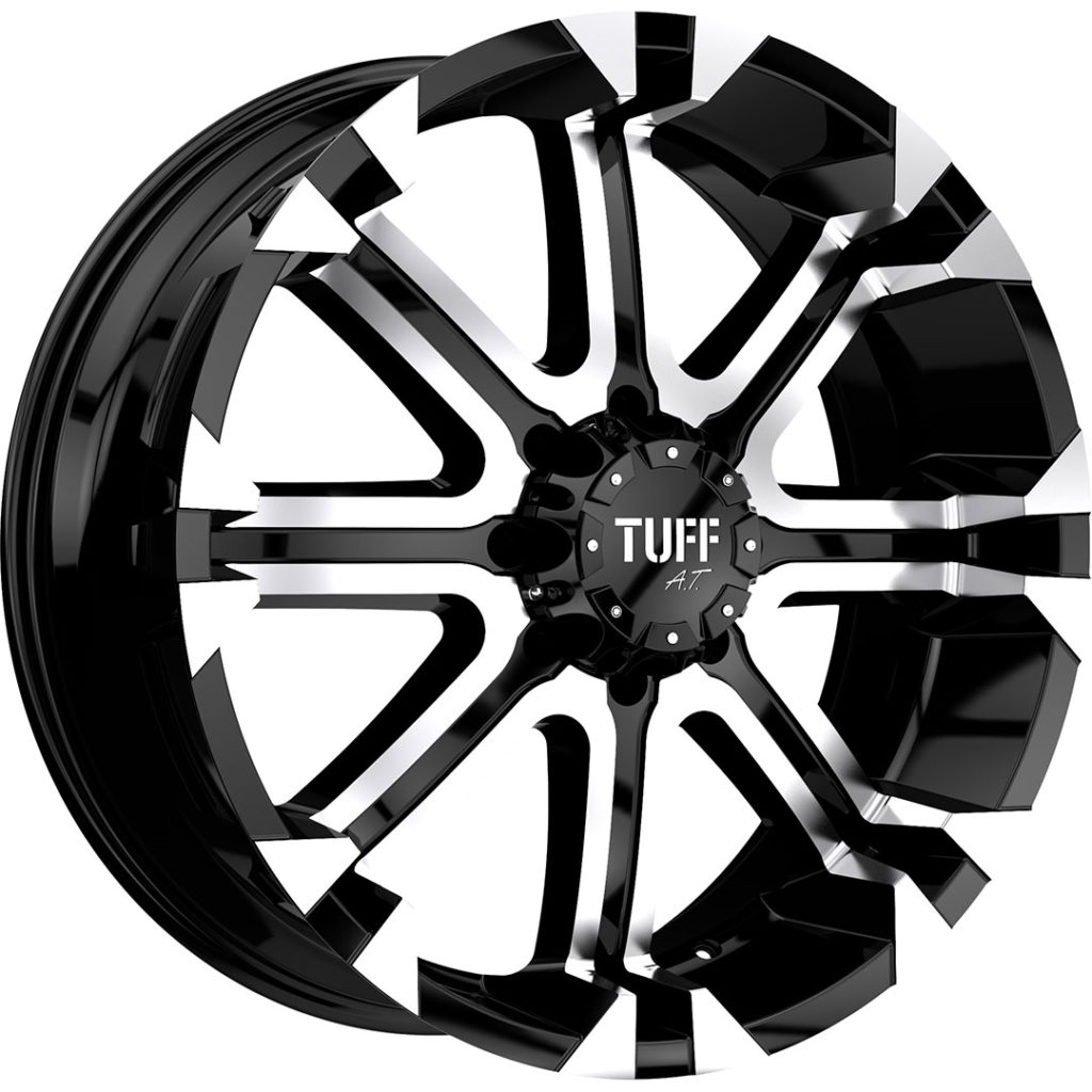 Tuff T13 9x20 6-135 Et:25 Mach/blk Nav:106 • Eiker Motorshop